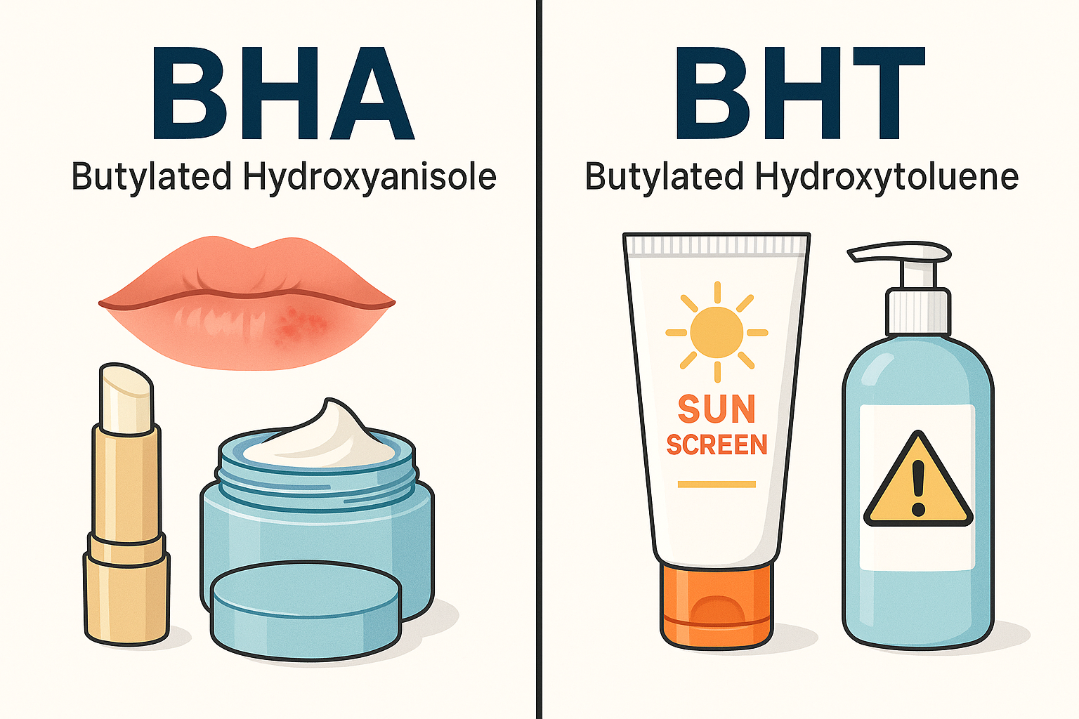 BHA กับ BHT ต่างกันยังไง? สารกันเสียในครีมที่หลายคนไม่รู้ว่ากำลังสะสมอยู่ในร่างกาย! – Brand Shield
